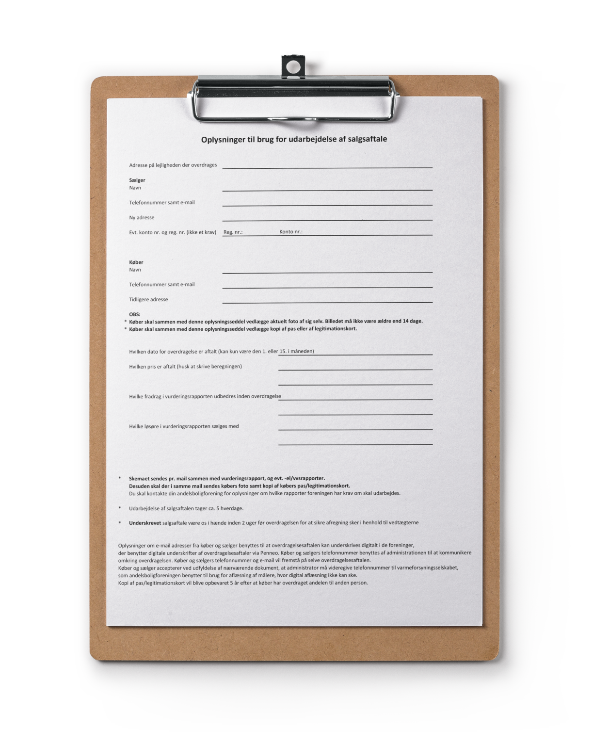 Salg af andelsboligen - AndelsBogen guider dig gennem processen